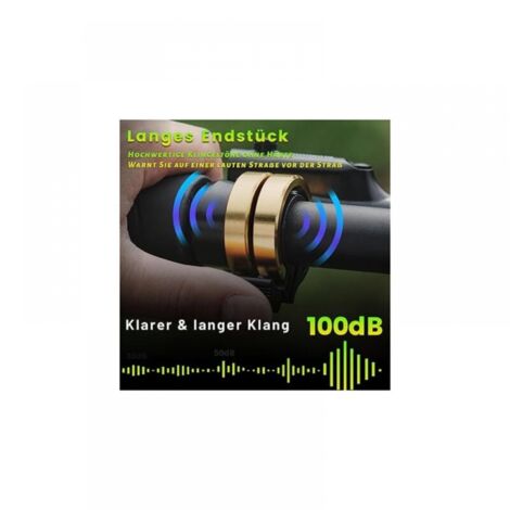 Fahrradklingel, Mini-Fahrradklingel aus Aluminiumlegierung, 100 dB ...