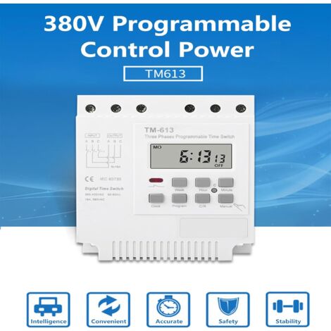 TM-163 Dreiphasiger, intelligenter, digitaler, wöchentlich ...