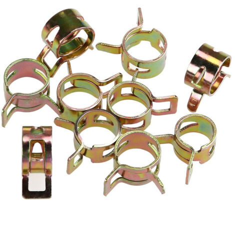 75 Stück Federclip-Schlauchschellen Kraftstoffleitungsschlauchschellen ...