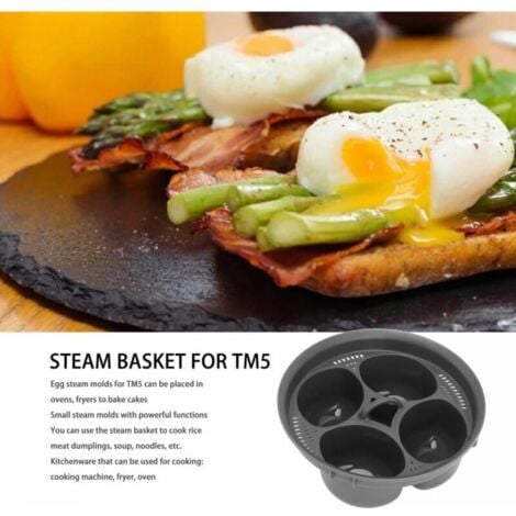 Multifunctional Hot Whipped Egg Steamer Basket Poacher for Thermomix 5 Thermomix TM5 Accessories Egg Cooker for