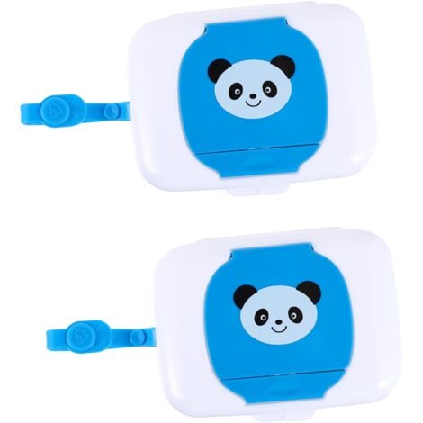 2 x storage box for children wet wipes box travel wipes baby diaper box wet wipes box