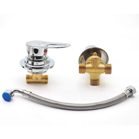 Full Copper Thread Split 3 Functions Diverter Two Piece Shower Room ...