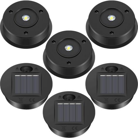 6 Pack Solar Light Replacement, Solar Lantern Parts, LED Solar Panel ...