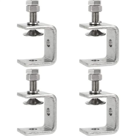 Heavy Duty Stainless Steel Clamp, 4PCS C Clamps, 0-25mm Heavy Duty C ...