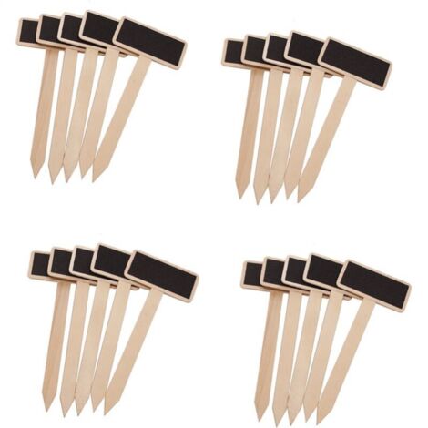 20 pieces wooden plant labels, outdoor garden labels, seedling labels ...