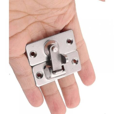 90 Degree Right Angle Shackle Sliding Door Lock 304 Stainless Steel ...