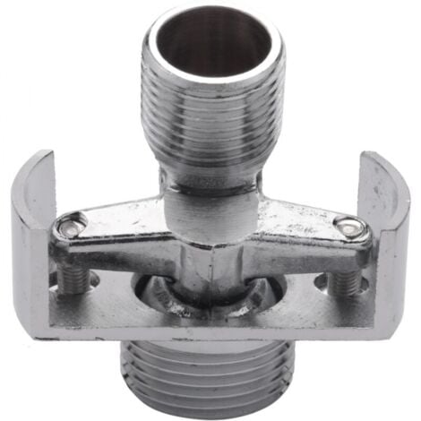 Angle adjustment for inlet pipe Brass shower head Tilting crank foot ...