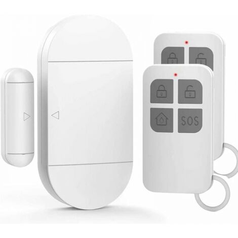 Door Alarm, Door Opening Detector With Powerful 130 Db Siren, Wireless ...