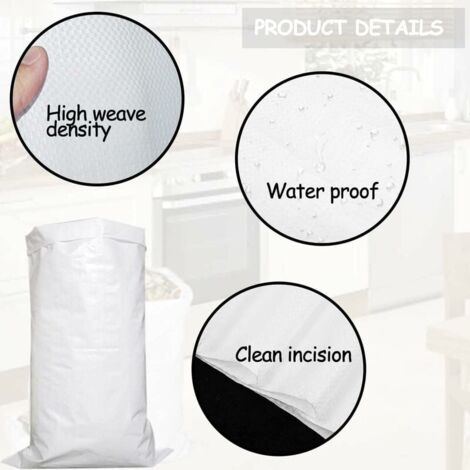 10 pieces rubble bags, garden waste bags, construction site bags ...