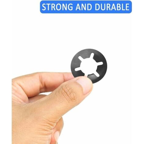 280Pcs Steel Lock Washers, Quick Lock Washers M3 M4 M5 M6 M8 M10 M12, 7 ...