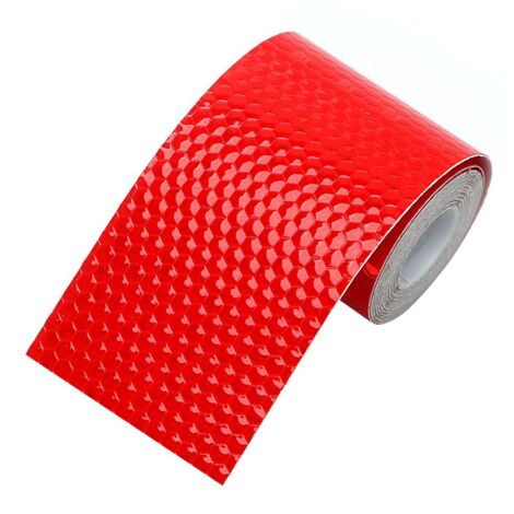 Red Safety Reflective Self-adhesive Warning Tape Night Visibility For ...