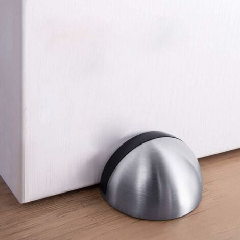 4 Pieces Door Stop, Stainless Steel Door Stop, Adhesive Door Stop ...