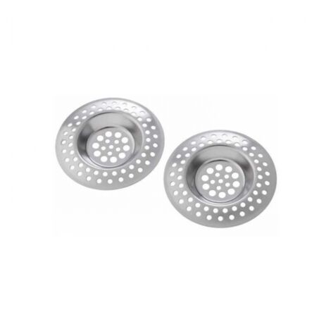 Set of 2 Stainless Steel Sink Grids, Round Floor Drain Cover for ...