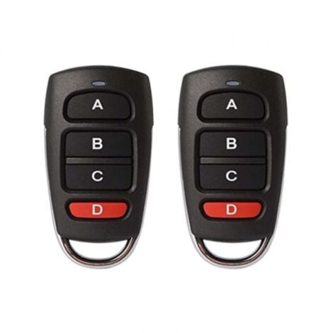 2PCS（68.3x35.7mm）433mhz Universal Gate Remote Control, Universal Gate ...