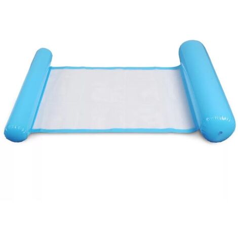 Blue Multi-Use Floating Hammock, Inflatable Pool Float 4-in-1 Floating ...