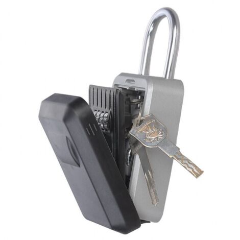 Best Hide A Key Box Wall-mounted Key Lock Box 4 Digit Combination ...