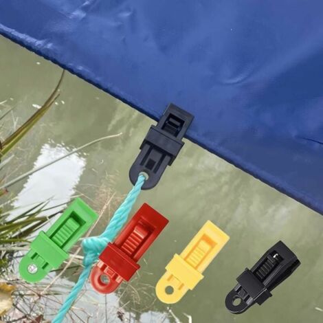 12 Pack Heavy Duty Tarp Clips for Outdoor Tent Awning, Outdoor Tent ...