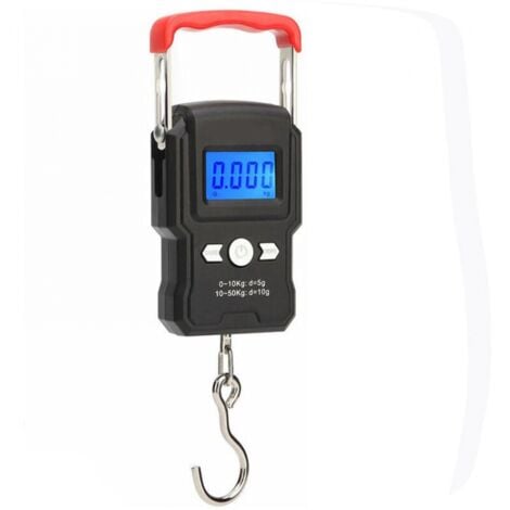 Hanging Hook Scale, Double Precision, LCD Screen Backlight, 50Kg / 5G