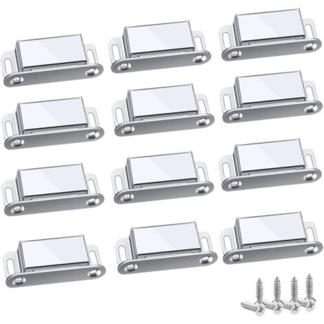 (45mm-12pc)Magnetic Catch, 12 Pieces Magnetic Catches Cupboard Magnets ...