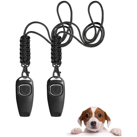 Ultrasonic Dog Whistle, 2 Adjustable Ultrasonic Dog Whistles with ...