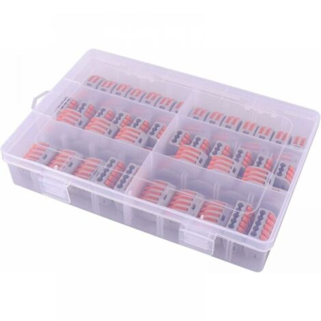 60pcs Electrical Connectors with Operating Lever, 30pcs 2-Way Clamps ...