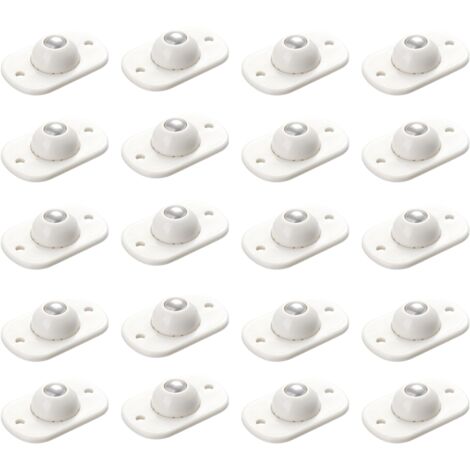 20Pcs Self-Adhesive Swivel Casters Furniture Casters Storage Box Pulley ...