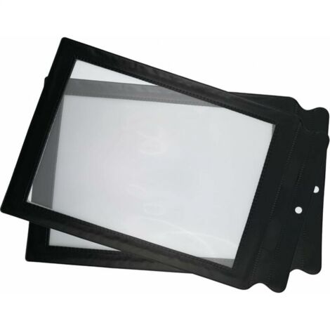 2 Pack Large Reading Magnifying Glass - Very Light and Unbreakable ...