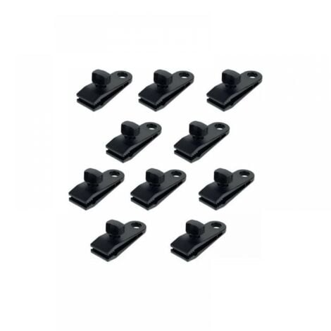 10 Pcs Plastic Tent Clips Tarp Clips Multi-Function Secure Nylon Tent ...