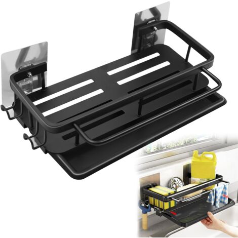 Wall Mounted Kitchen Sink Rack, Kitchen Drainer, Hanging Sink Organizer ...