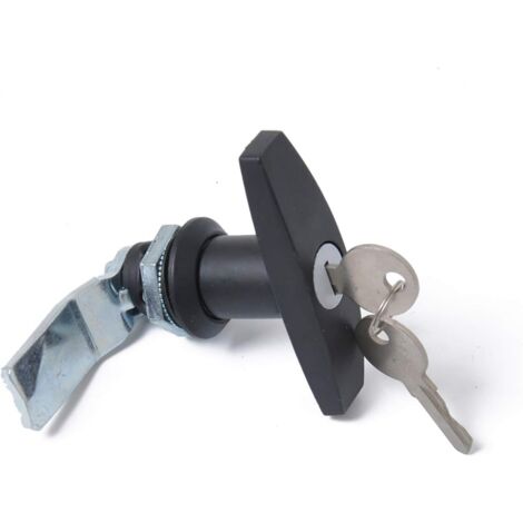 1pc T Handle Lock with Key, Aluminum Alloy Trailer Door Latch T Handle ...