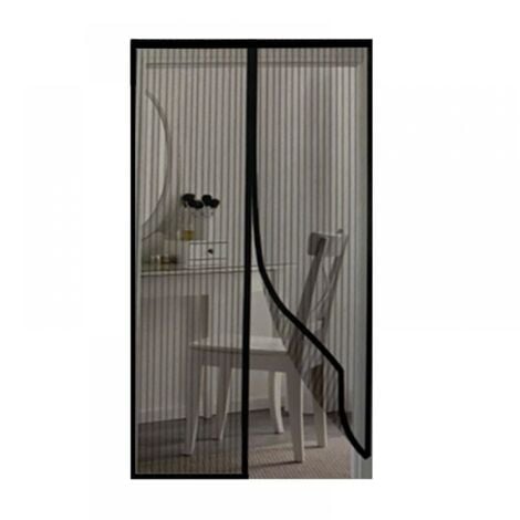 1pc (90 x 210 cm, black) Magnetic Fly Screen Doors and Windows, Anti ...
