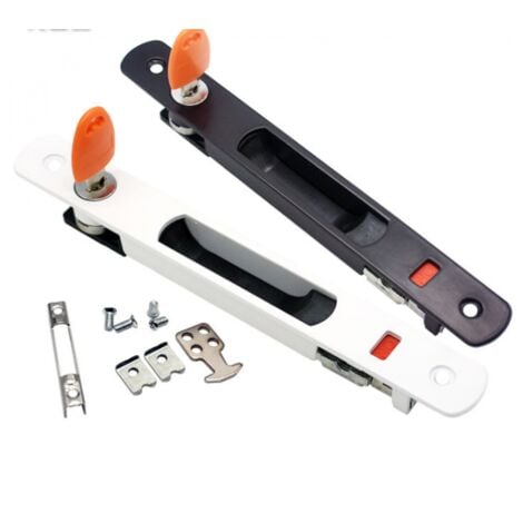 2 Pack Sliding Door Lock, Glass Sliding Door Handles, Flush Mount ...