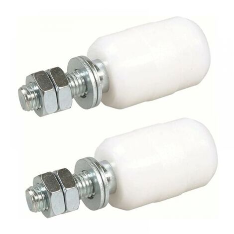 Nylon Upper Guide Olive, 2 Units Rollers for Sliding Door, Fixing with ...