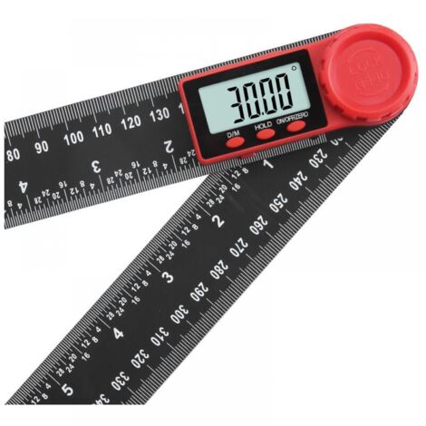 300mm Digital Angle Protractor, 2 in 1 Digital Protractor with LCD ...