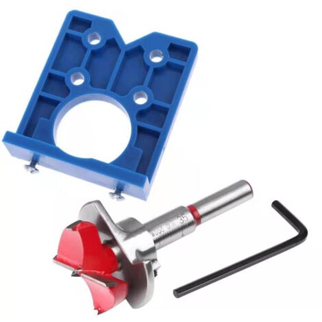 35MM Hinge Jig Concealed Hinge Drill Bit Sets Drill Locator Guide Tools ...