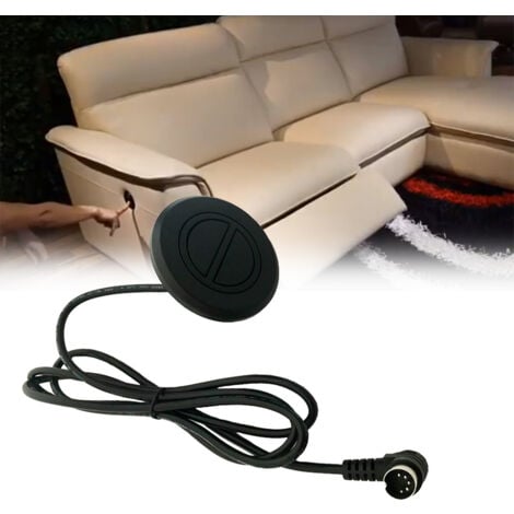 Electric Recliner Switch Sofa Switch Controller 2 Round Buttons Sliding ...