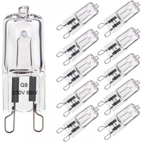 Halogen Bulb G9 60W Warm White 2800K 680LM 230V Dimmable Halogen ...