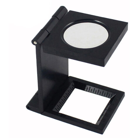 Table Magnifying Glass Thread Counter, Foldable Metal Thread Counter ...
