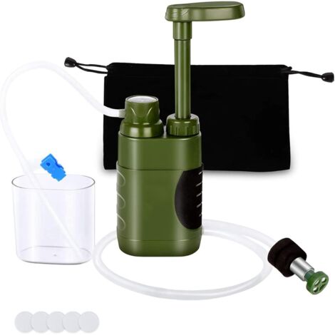 Water Filter Outdoor Drinking Water Treatment 3000L Survival Camping ...
