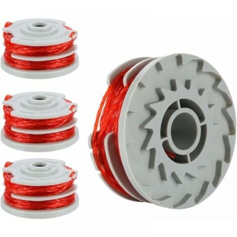 Nylon Line Spool Spare Parts Flymo FLY021 513937190 Grass Trimmer, 4 Pieces (Line Length 11m ...
