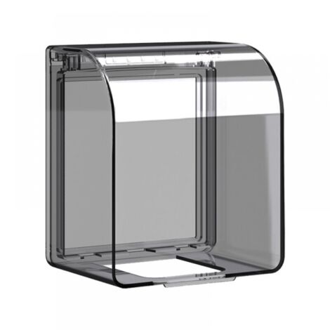 Waterproof box for bathroom power outlets to prevent water from entering the socket [Transparent ...