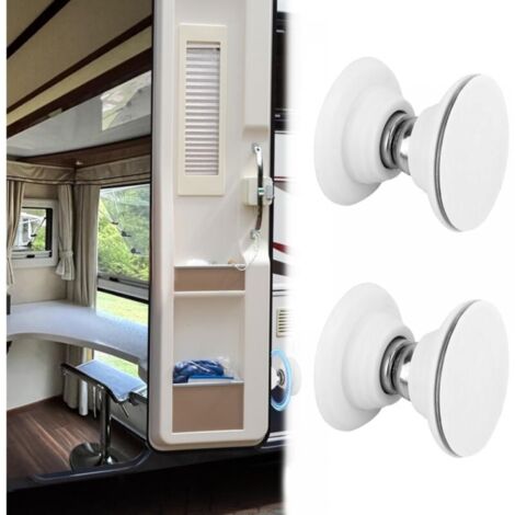 2 Pack Magnetic RV Door Locks, Travel Door Catch for RV and Boat