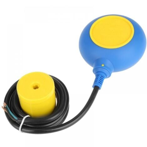 Water Level Sensor, 220V 16A Liquid Level Control Contactor Float Switch for Water Supply, 2m