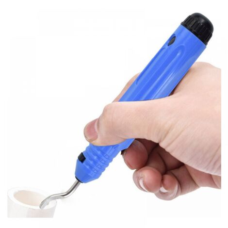 Metal Deburring Tool Kit Deburring Burr Set Non-Slip Handle with 10 ...
