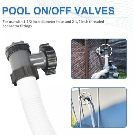 Inlet/Outlet Valve for Compatible with Coleman, Intex, Bestway, Above ...