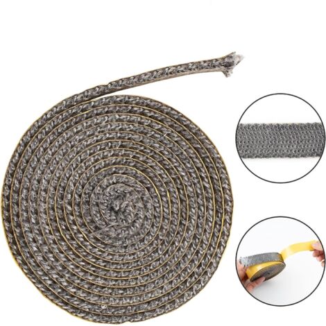 Chimney Insert Seal, Self-Adhesive Braided Gaskets for Stove, Chimney ...