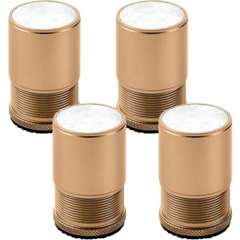 Set of 4 Adjustable Metal Furniture Risers, Bed Leg Risers, Furniture ...