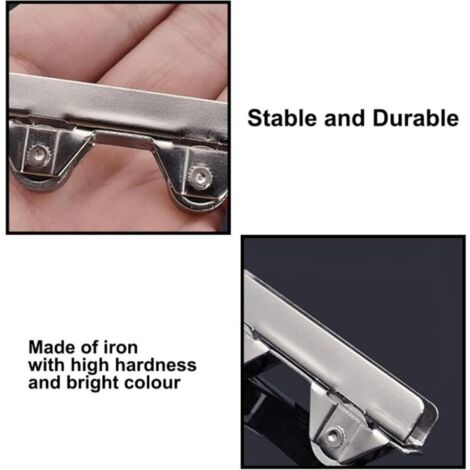 Set of 10 stainless steel sliding door wheel clamps for 6mm thick ...