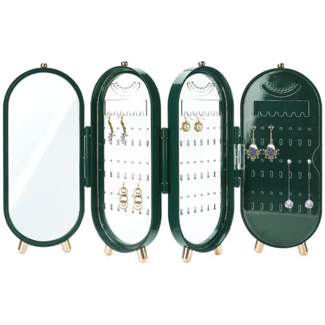 Earring Holder with Mirror, Foldable Earring Display Stand, Earring ...