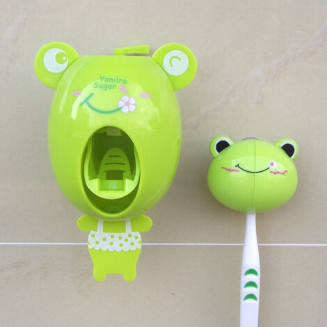 Toothpaste Dispenser Cartoon Strong Suction Cup Bathroom Accessories ...